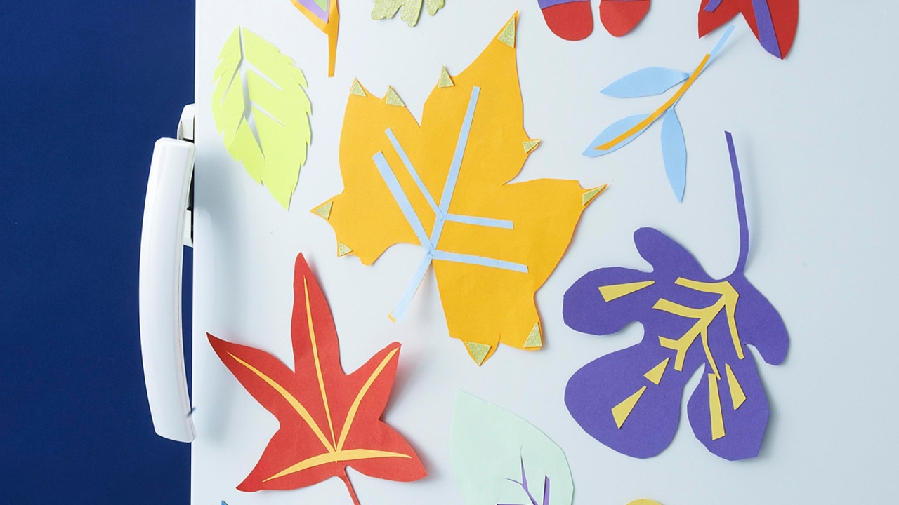 Family how-to: collage colourful magnets | Article | Royal Academy of Arts