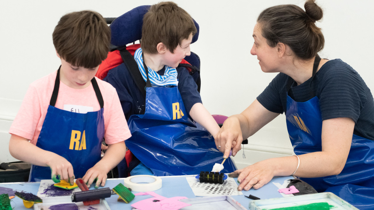 Family workshop for children with SEND: slotting shapes | Event | Royal ...