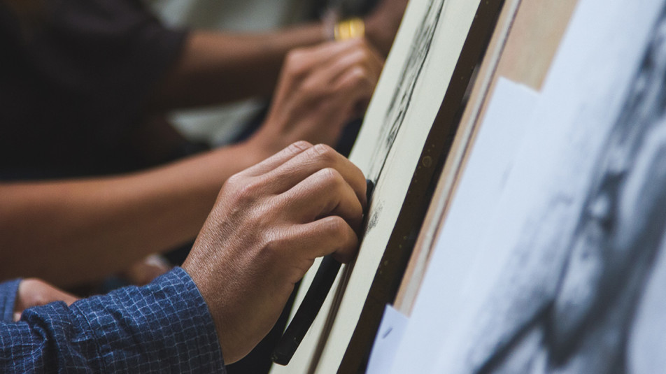 Friends and Academicians’ Room members life drawing: marks and mark ...