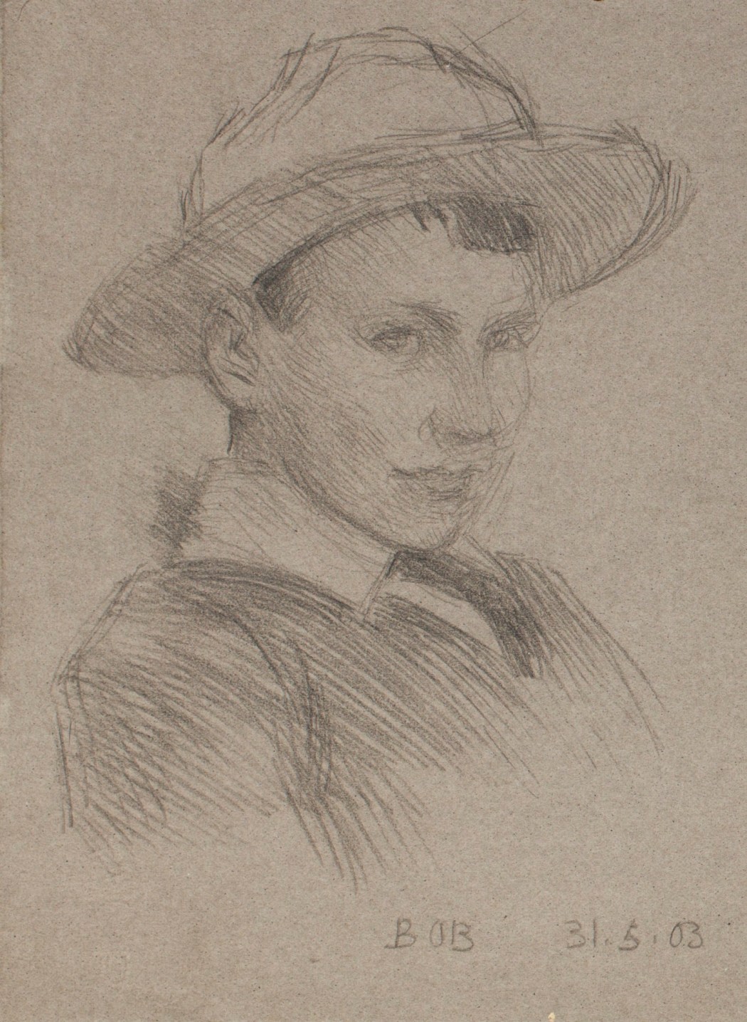 how to draw head resting on hand