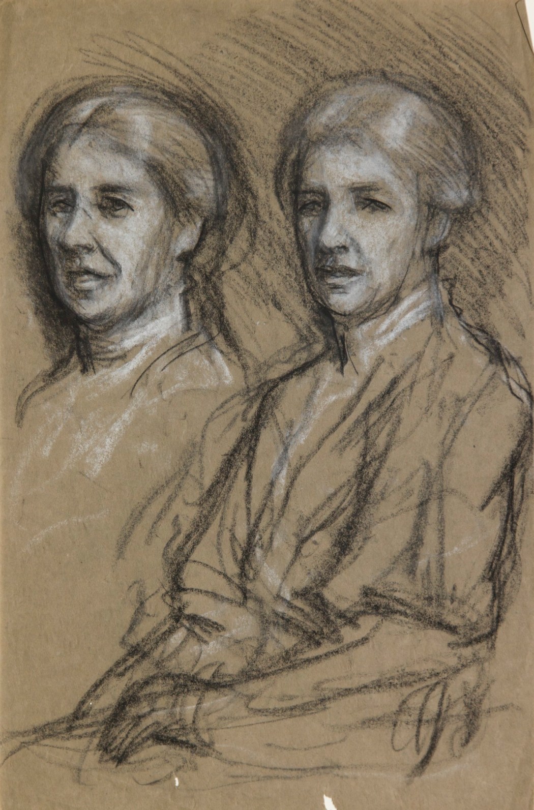 how to draw a woman head and shoulders