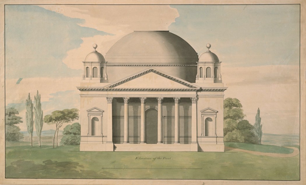 pantheon elevation drawing