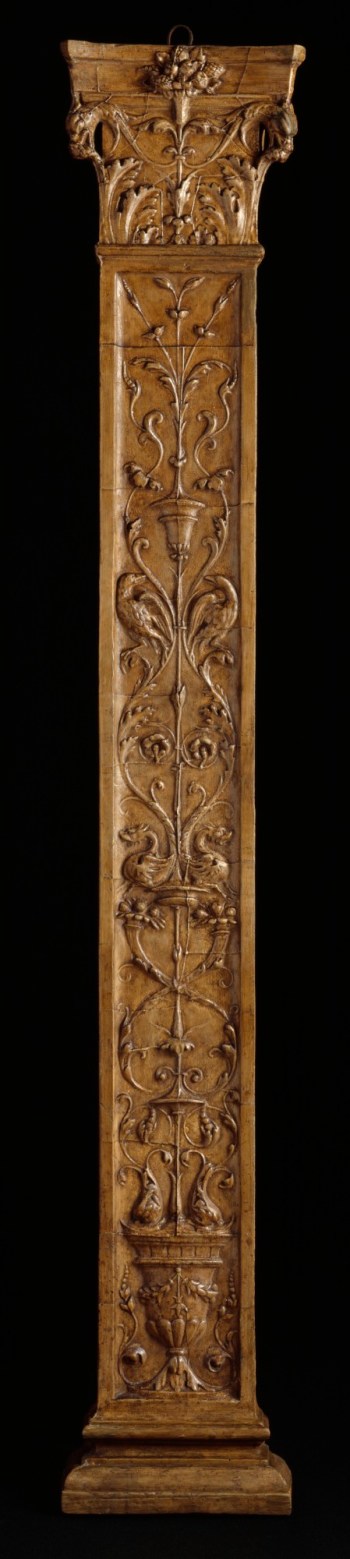 Casts of eight pilasters with bas-reliefs from tomb of Louis XII in St ...