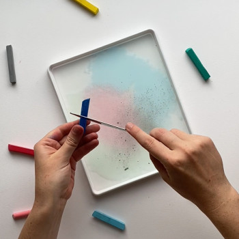 Family how to: chalk printing | Blog | Royal Academy of Arts