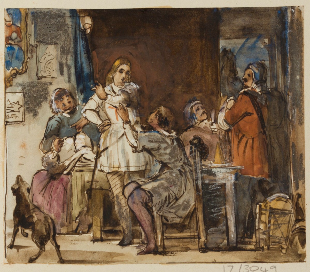 Compositional study for The Deserter's Home | Works of Art | RA ...