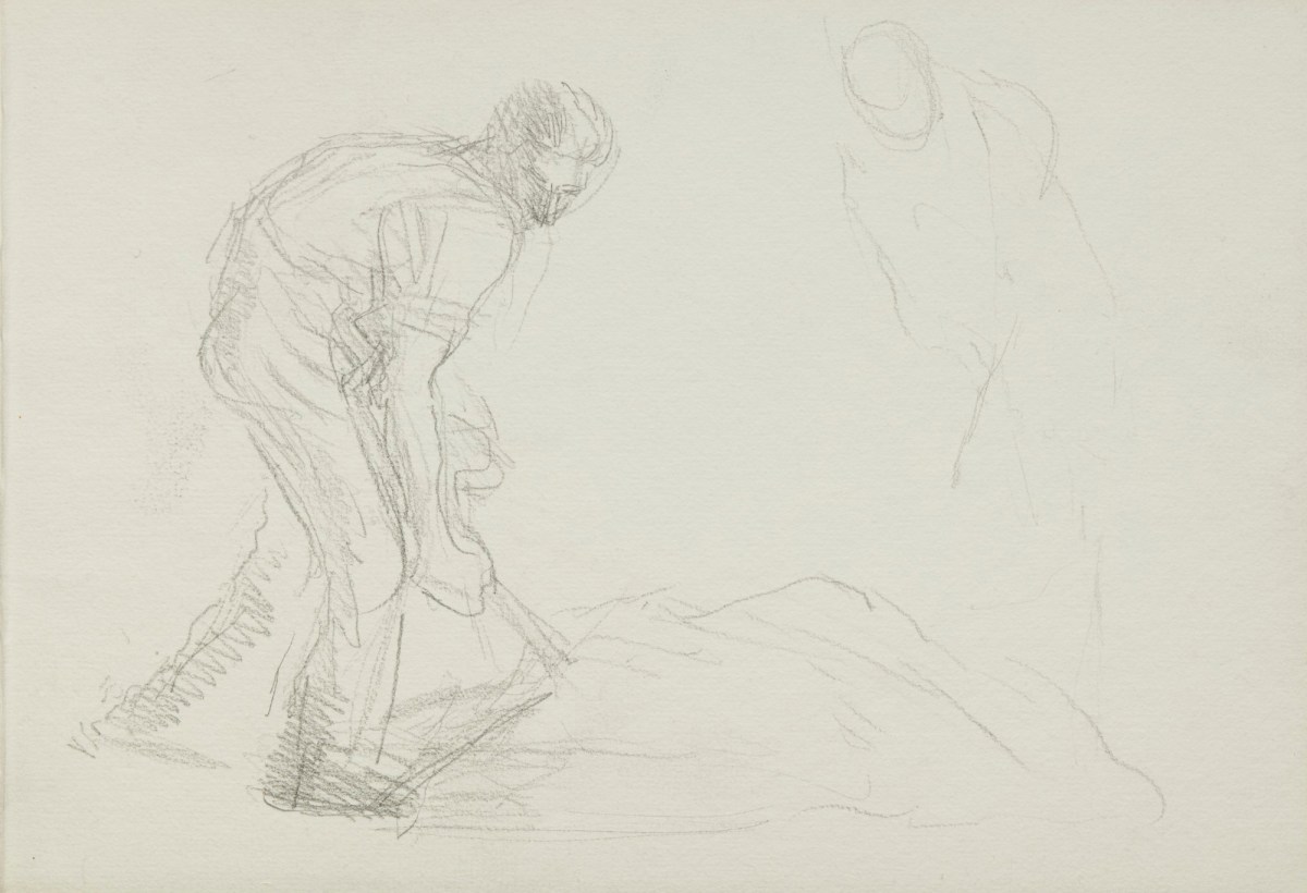 Study of a man digging | Works of Art | RA Collection | Royal Academy ...
