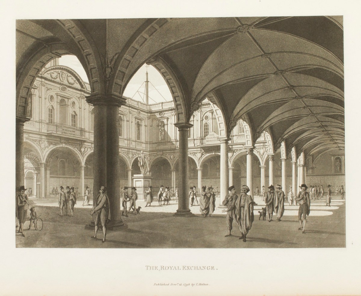 The Royal Exchange. | Works of Art | RA Collection | Royal Academy of Arts