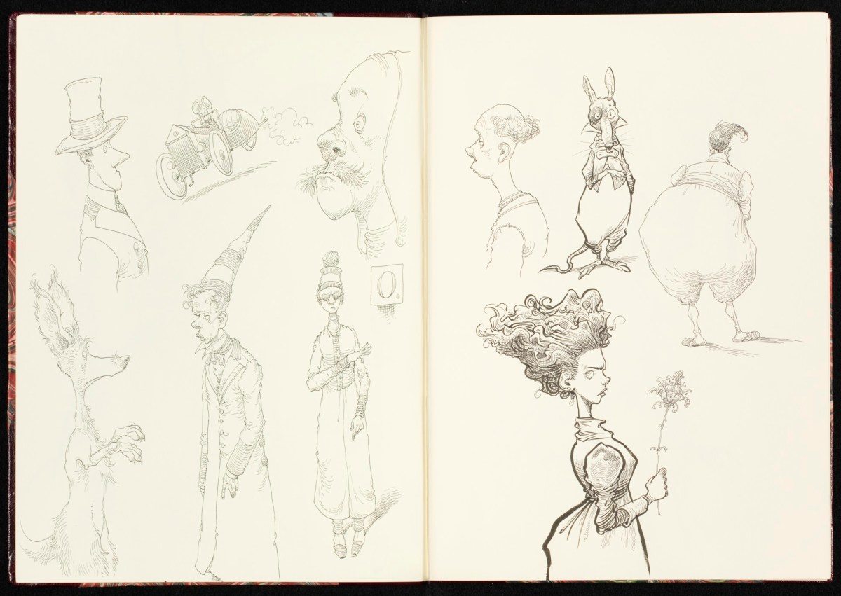 Sketchbook used by Chris Riddell | Works of Art | RA Collection | Royal ...
