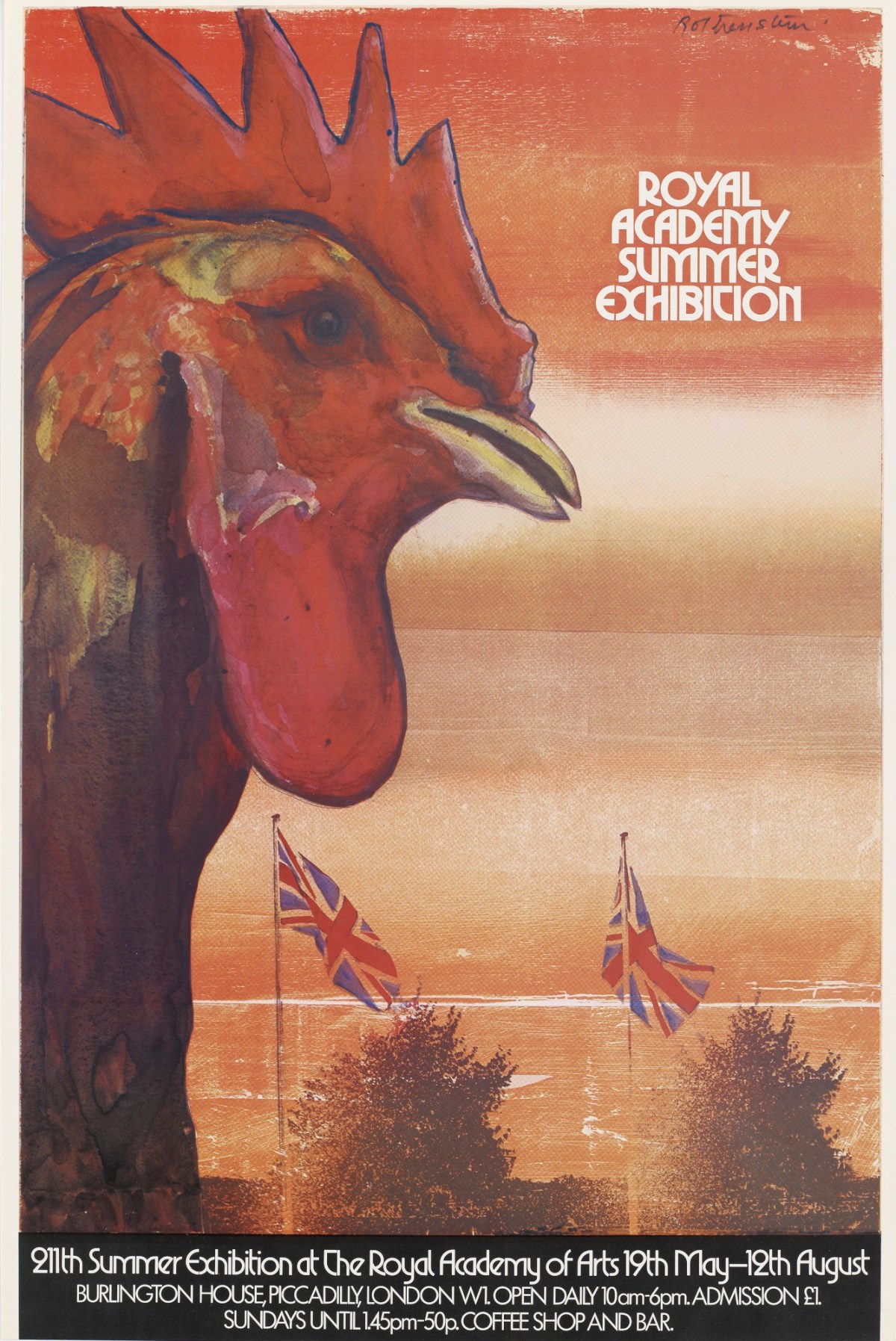 Poster, designed by Donald Hamilton Fraser | Archives | RA Collection ...