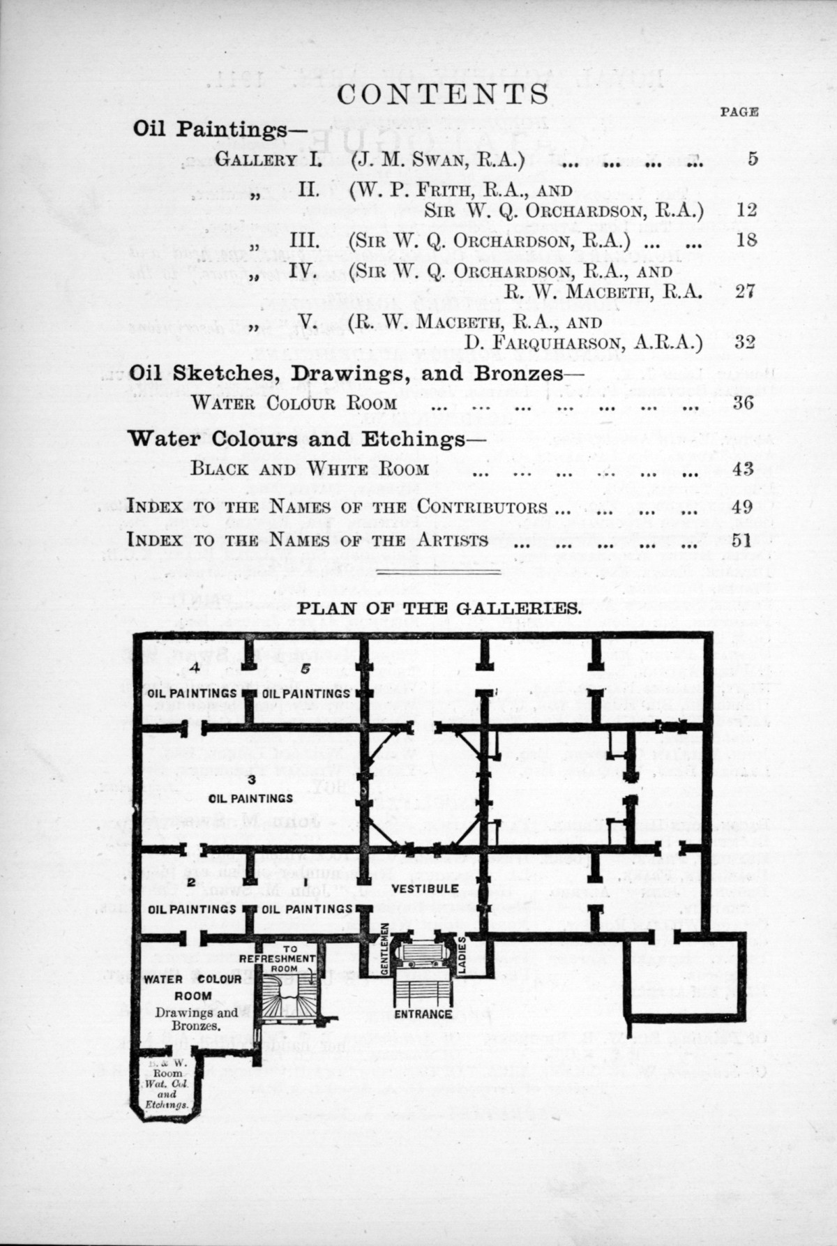 1911 - Sir W.Q. Orchardson RA, W.P. Frith RA, R.W. Macbeth RA, J.M ...