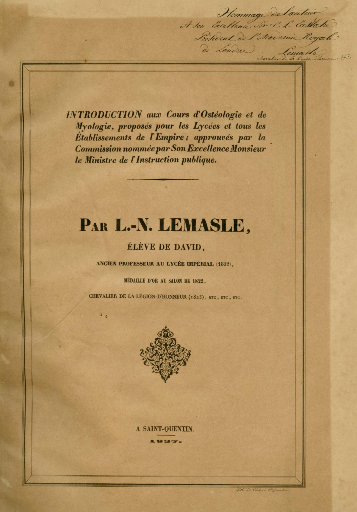 Printed front-wrapper with title and imprint | Works of Art | RA ...