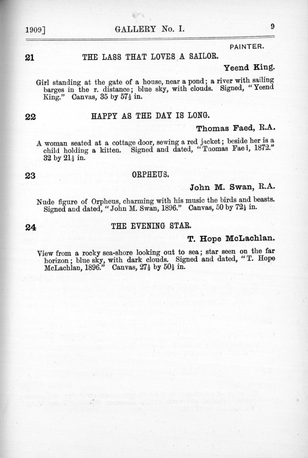 1909 - George McCulloch's collection of modern painting and sculpture ...