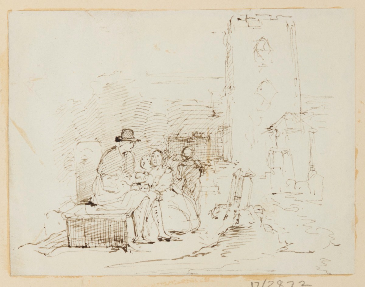 sketch for The Wounded Man | Works of Art | RA Collection | Royal ...