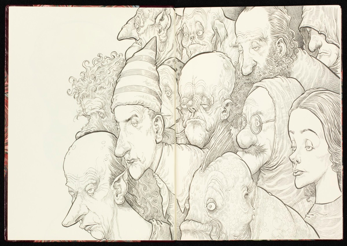 Sketchbook used by Chris Riddell | Works of Art | RA Collection | Royal ...