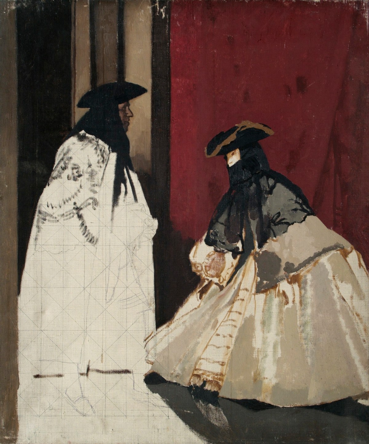 Masked Figures | Works of Art | RA Collection | Royal Academy of Arts