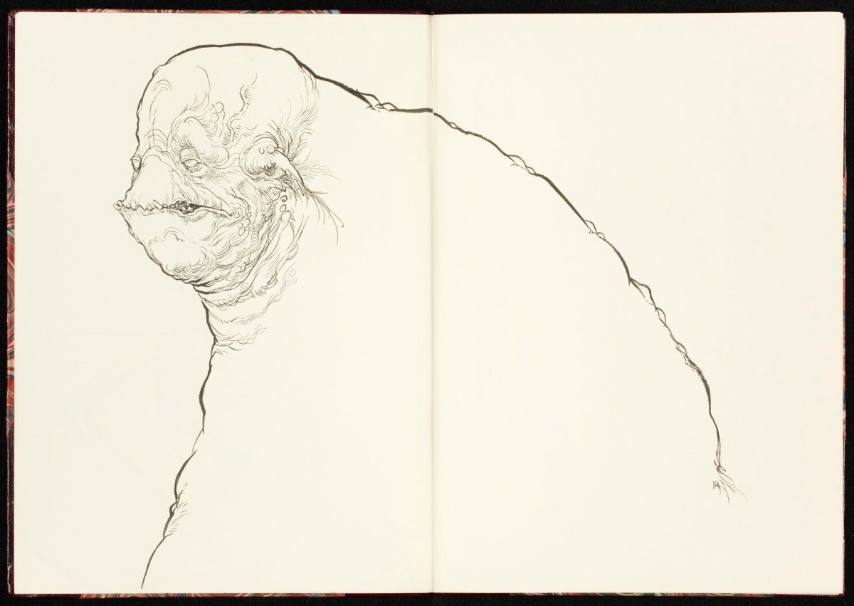 Sketchbook used by Chris Riddell | Works of Art | RA Collection | Royal ...