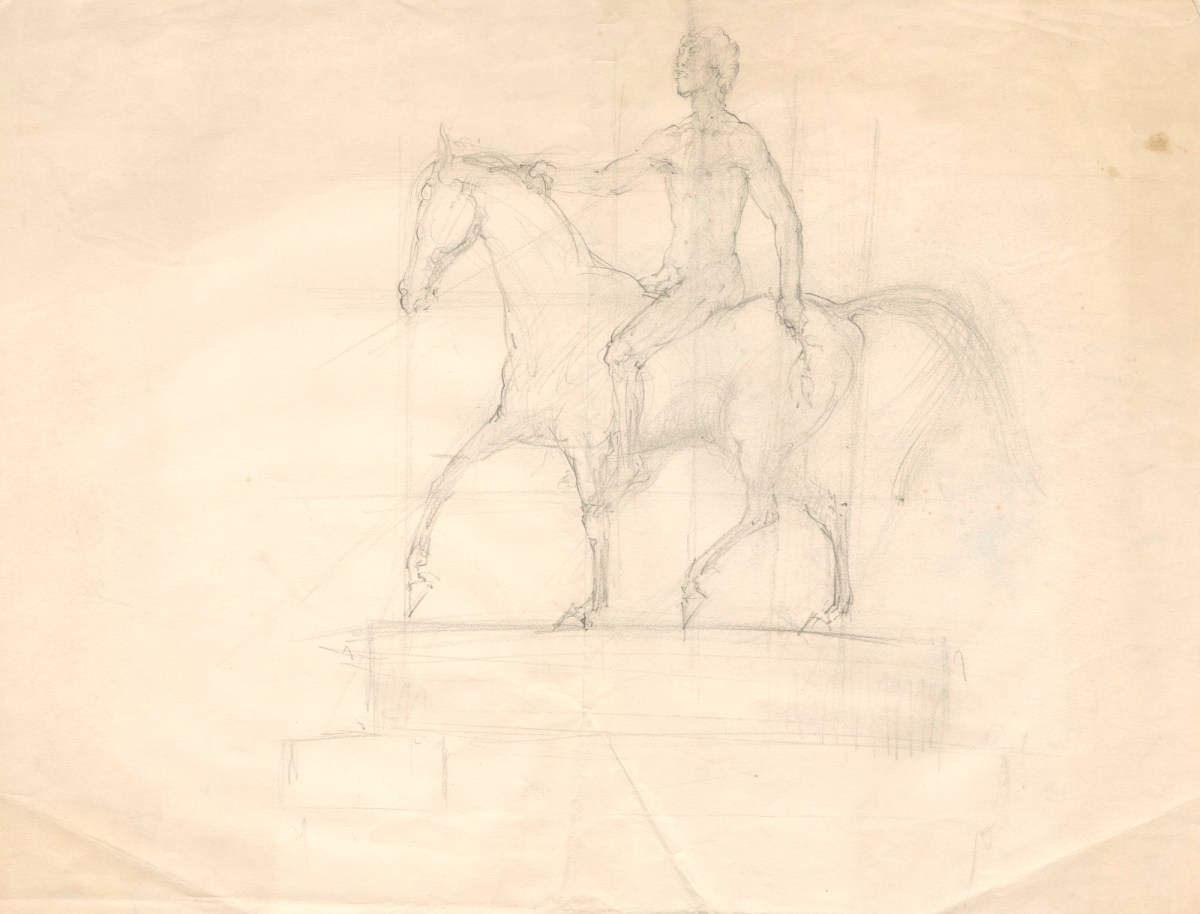 Drawing for 'Kronos' | Works of Art | RA Collection | Royal Academy of Arts
