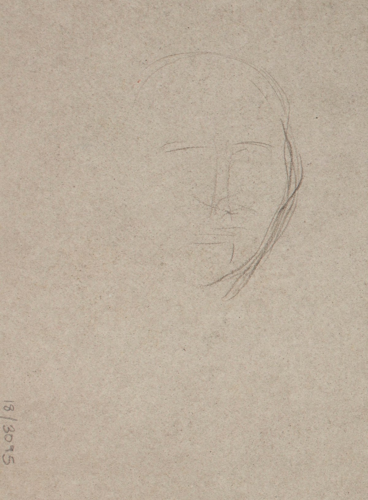 how to draw head resting on hand