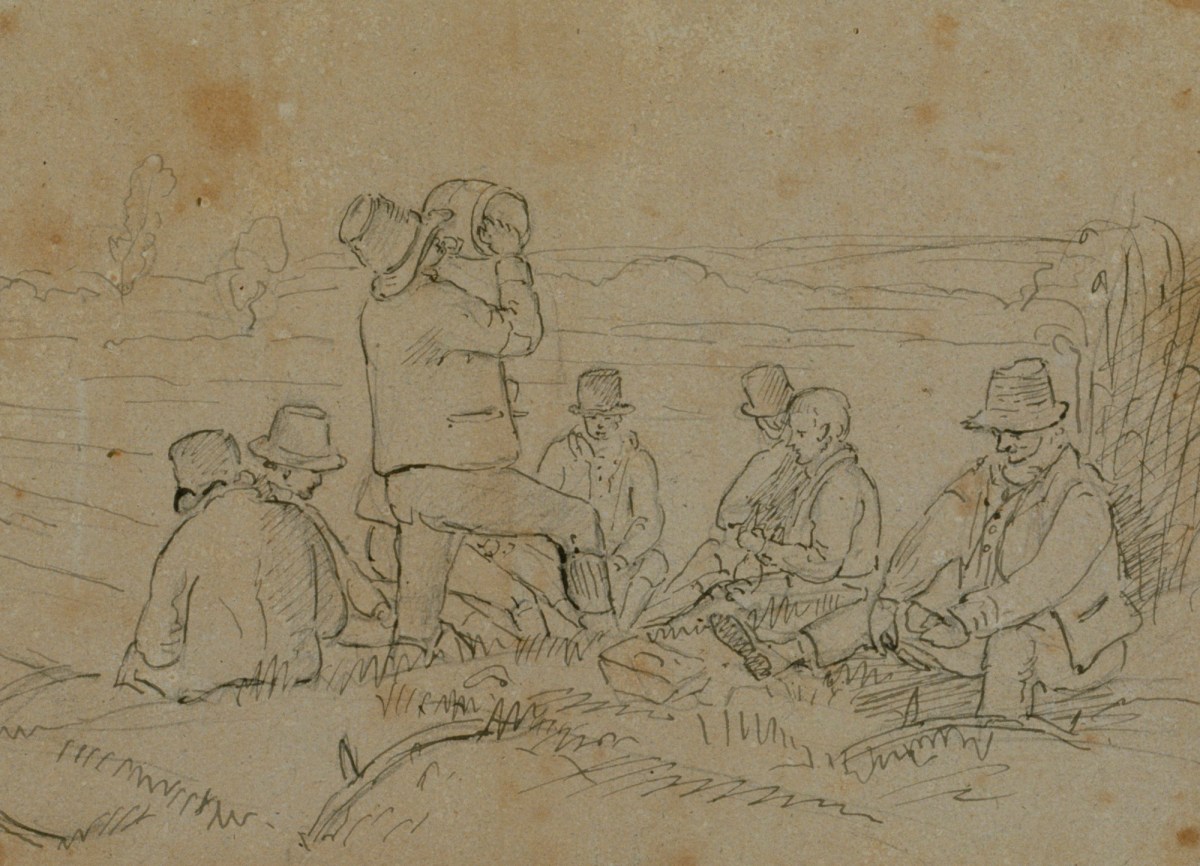 Farm workers resting | Works of Art | RA Collection | Royal Academy of Arts