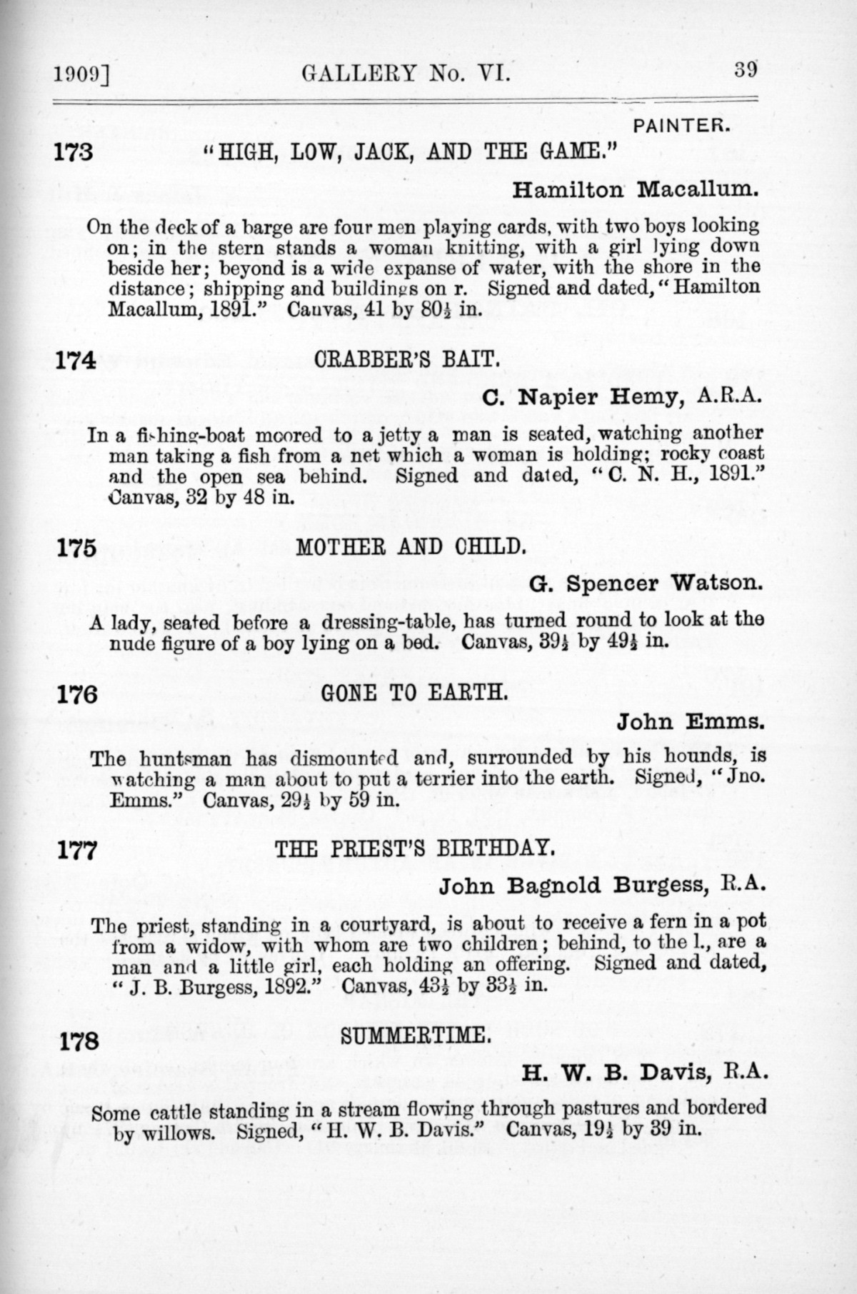 1909 - George McCulloch's collection of modern painting and sculpture ...