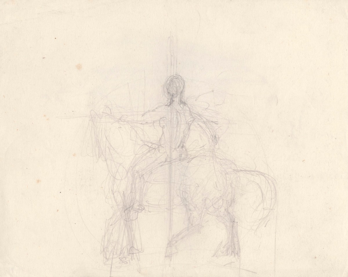 Drawing for 'Kronos' | Works of Art | RA Collection | Royal Academy of Arts