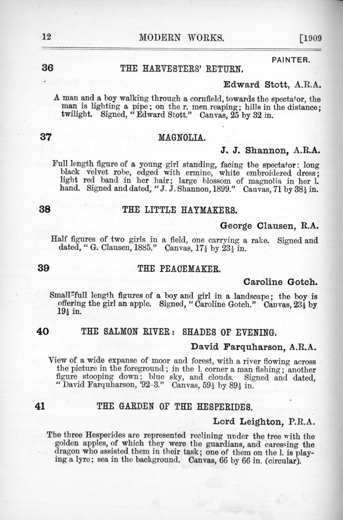 1909 - George McCulloch's collection of modern painting and sculpture ...