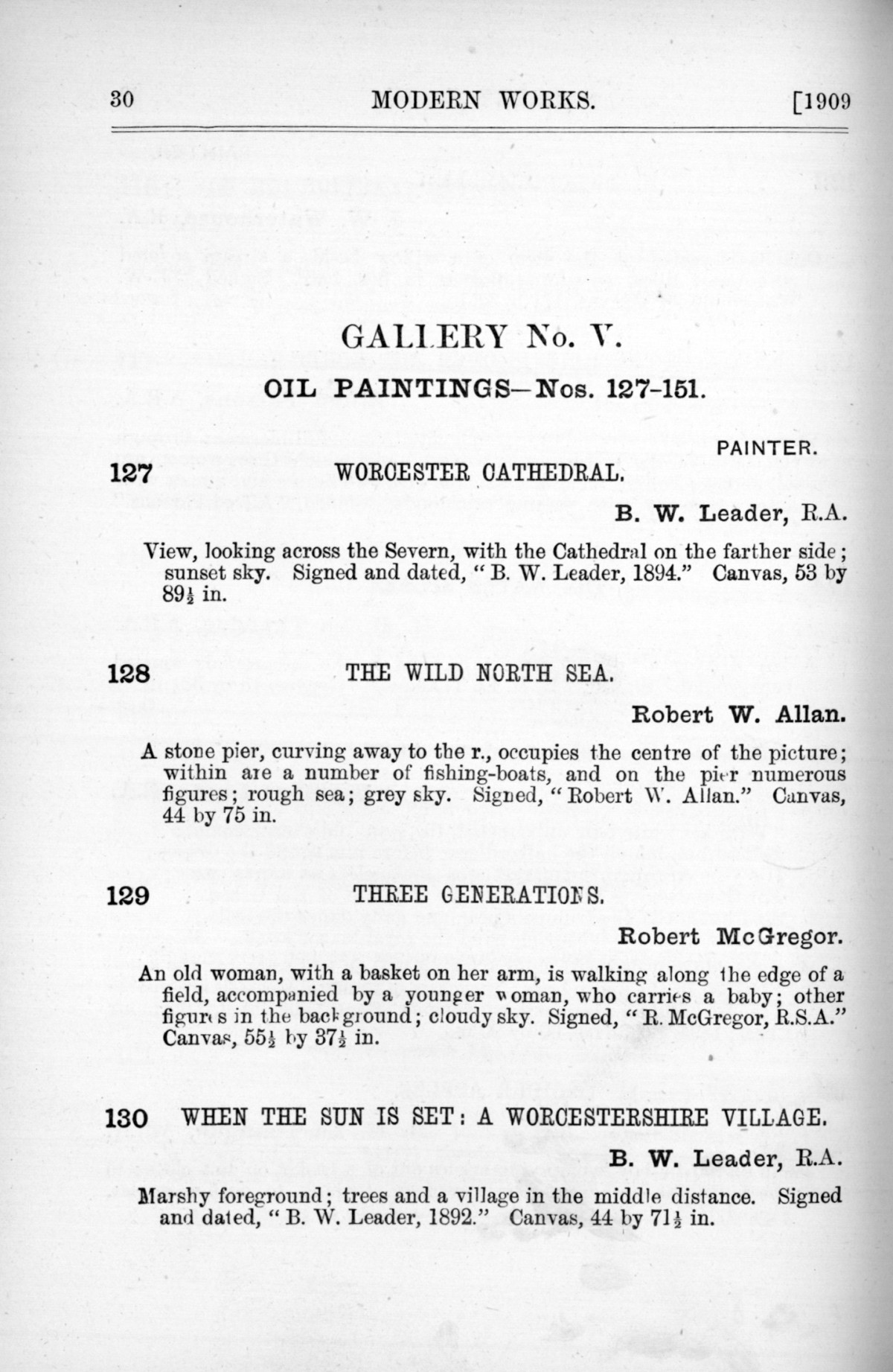 1909 - George McCulloch's collection of modern painting and sculpture ...