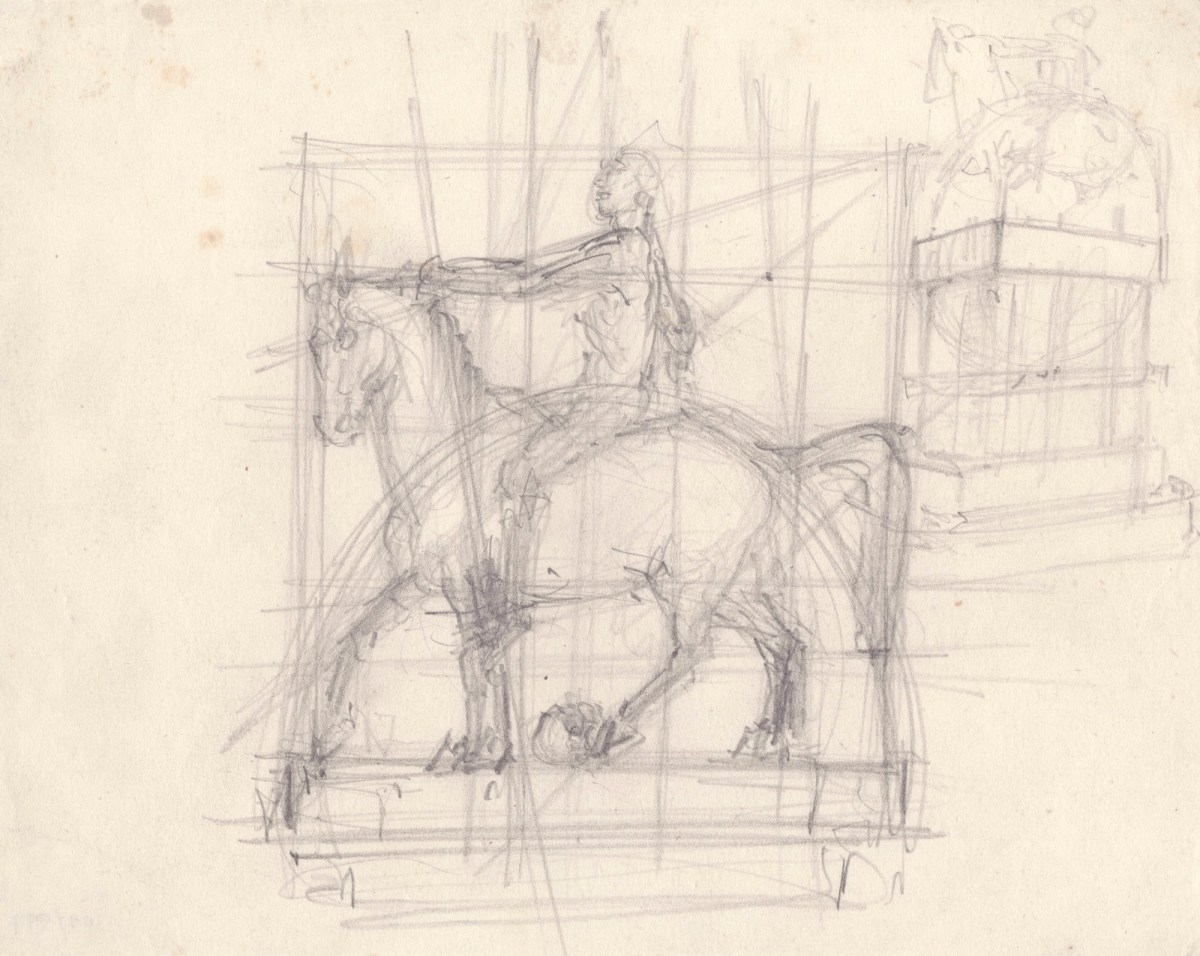 Drawing for 'Kronos' | Works of Art | RA Collection | Royal Academy of Arts