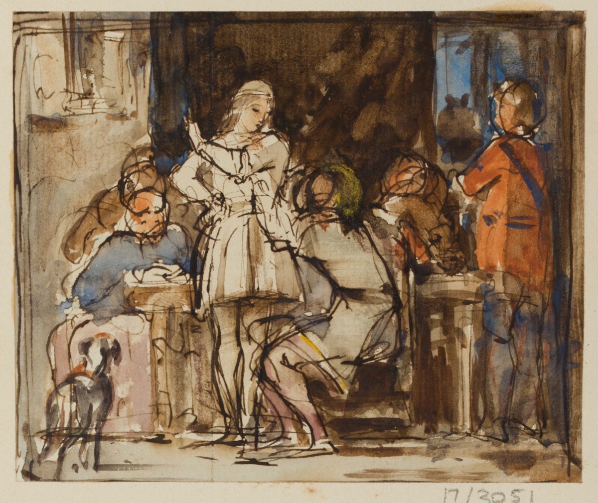 Study for The Deserter's Home | Works of Art | RA Collection | Royal ...