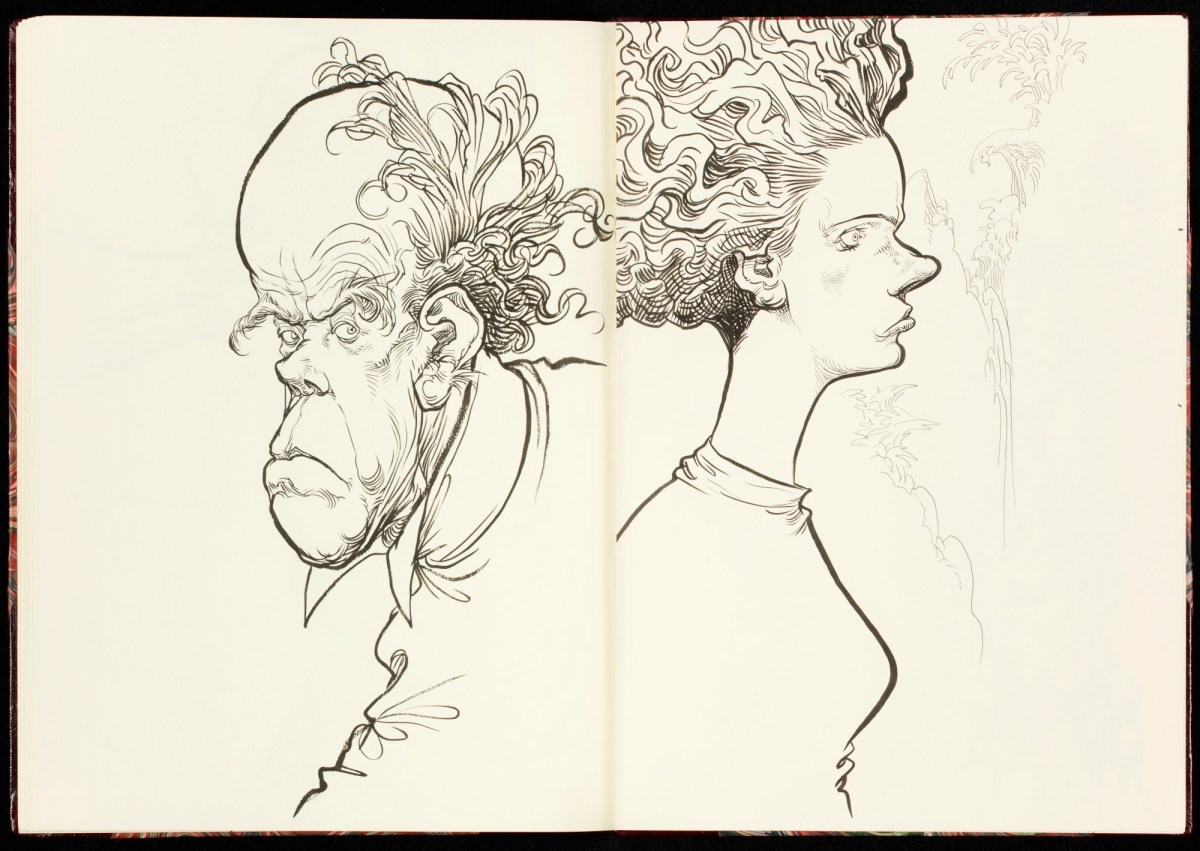 Sketchbook used by Chris Riddell | Works of Art | RA Collection | Royal ...