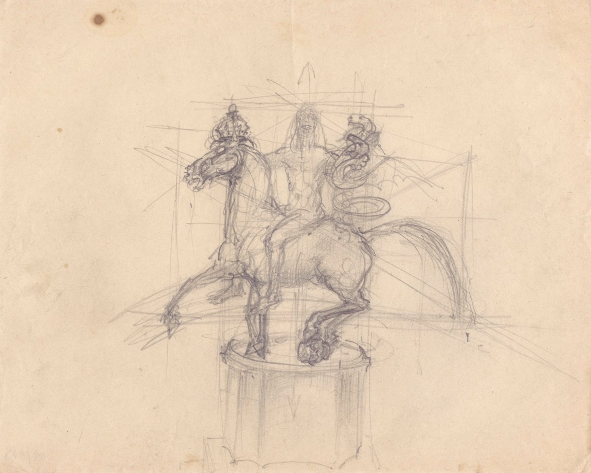 Drawing for 'Kronos' | Works of Art | RA Collection | Royal Academy of Arts