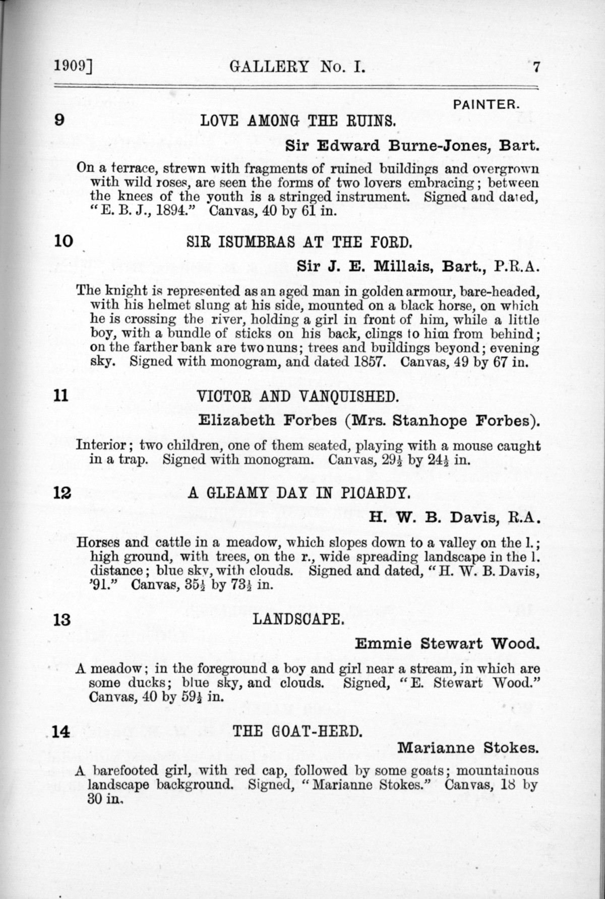 1909 - George McCulloch's collection of modern painting and sculpture ...