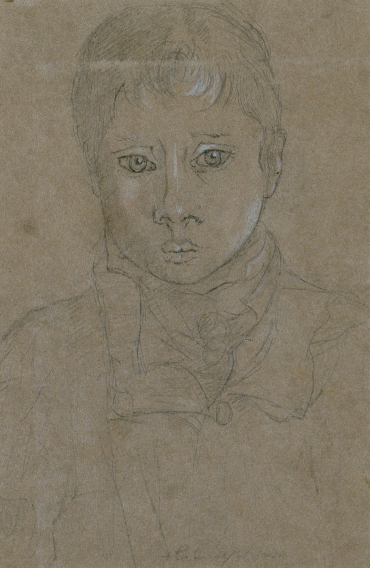 Portrait drawing of a young boy | Works of Art | RA Collection | Royal ...
