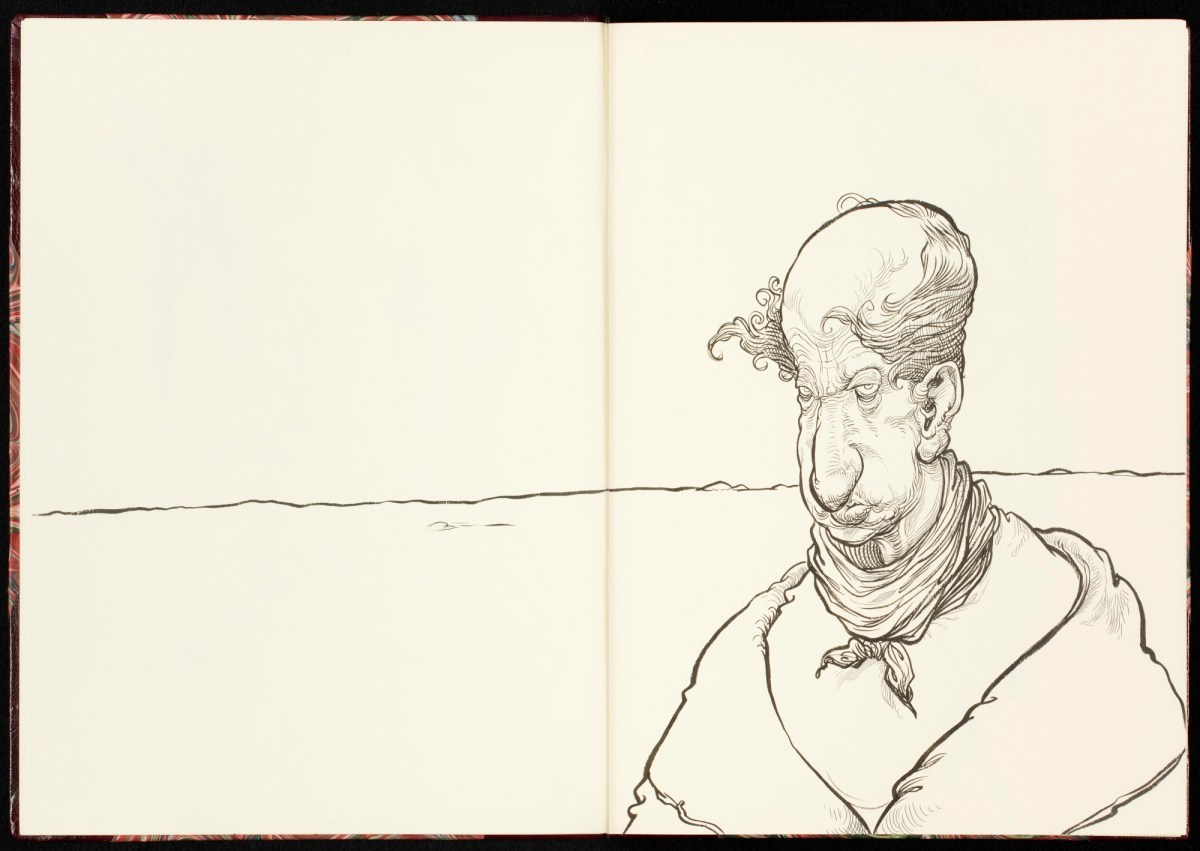 Sketchbook used by Chris Riddell | Works of Art | RA Collection | Royal ...