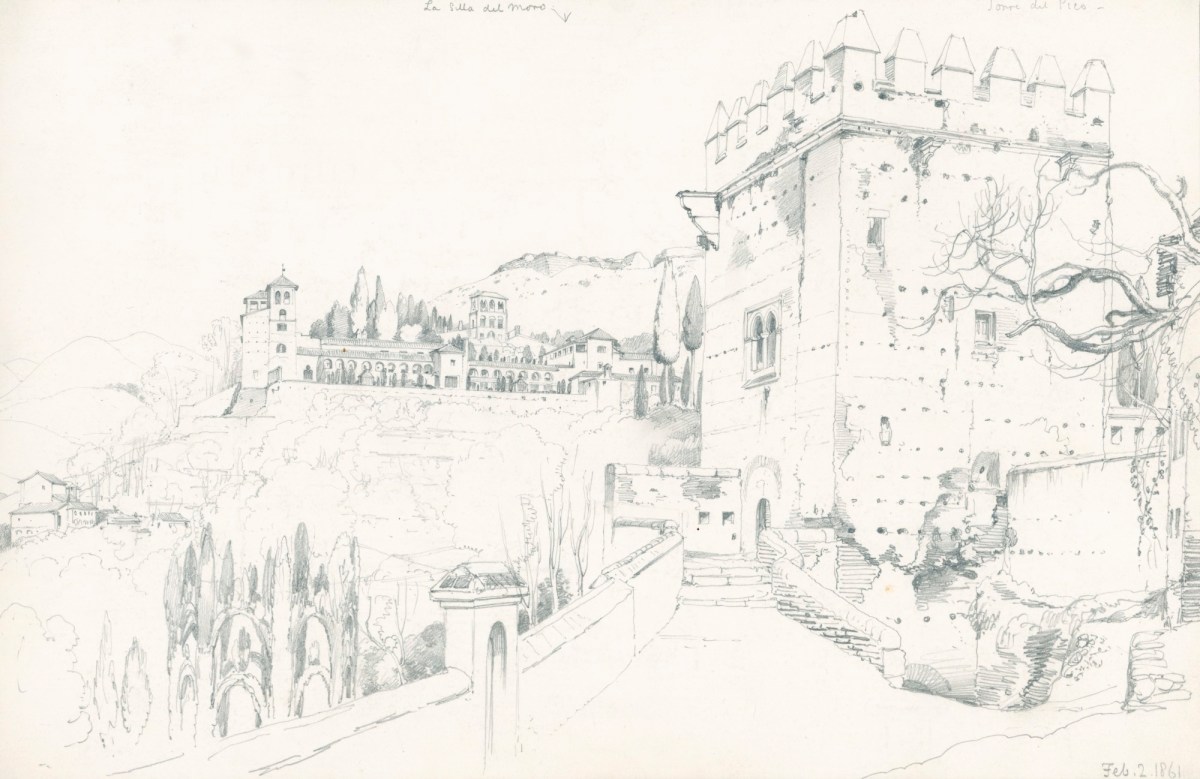 View of the Alhambra, Spain | Works of Art | RA Collection | Royal ...