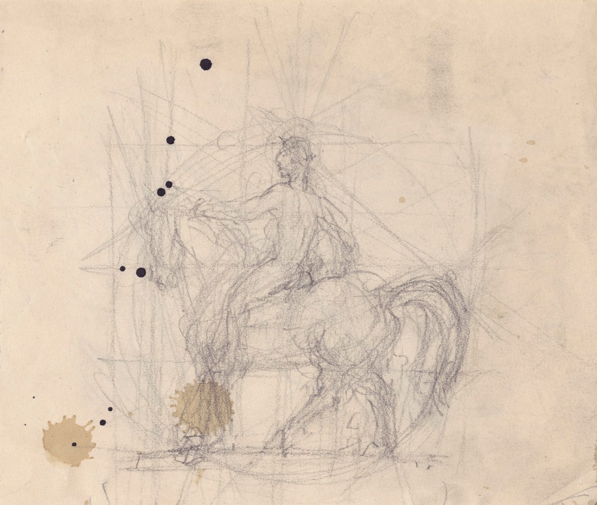 Drawing for 'Kronos' | Works of Art | RA Collection | Royal Academy of Arts