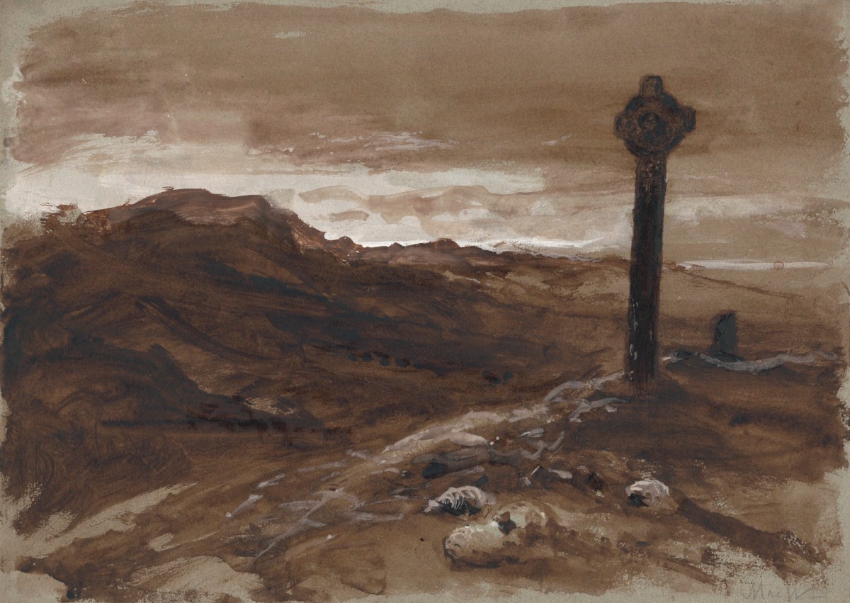Landscape with a celtic cross | Works of Art | RA Collection | Royal ...