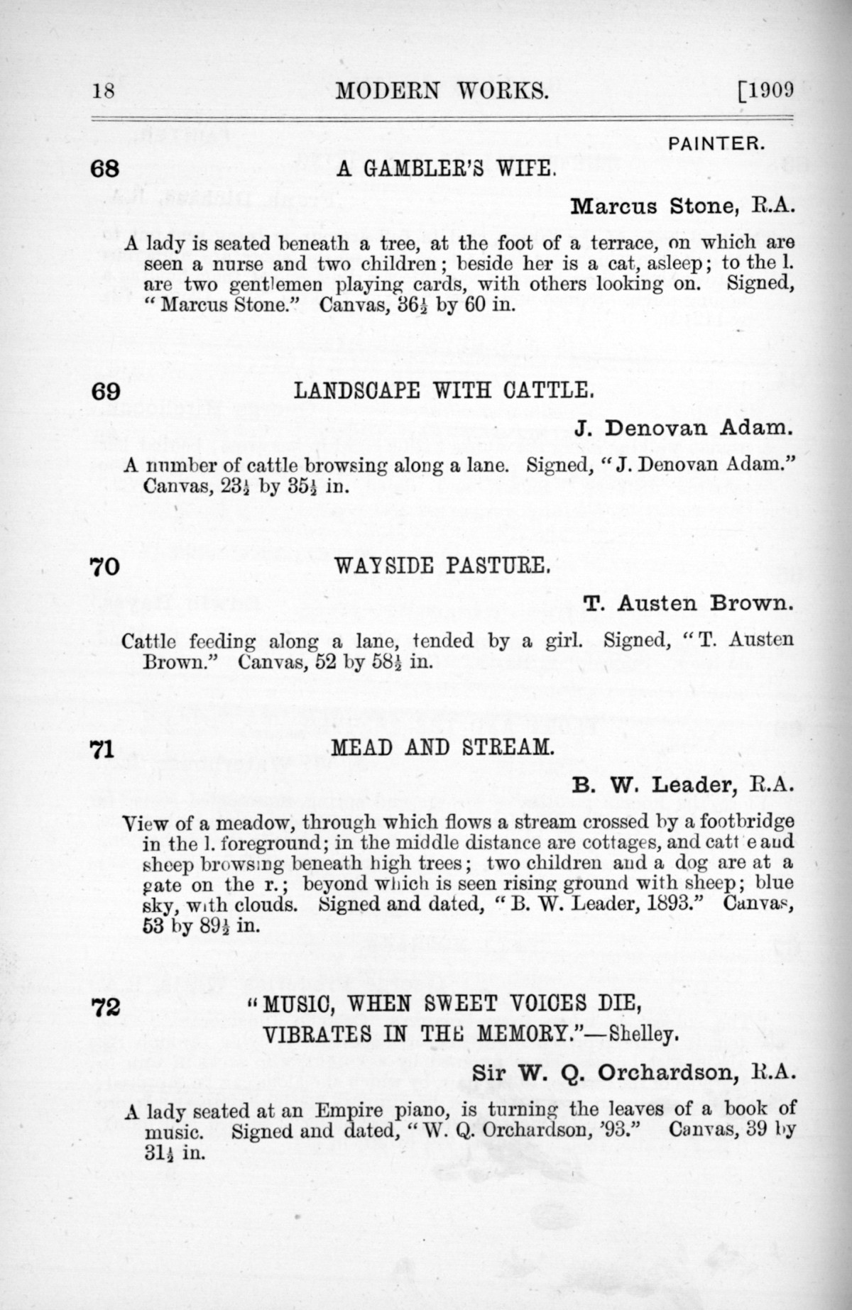 1909 - George McCulloch's collection of modern painting and sculpture ...