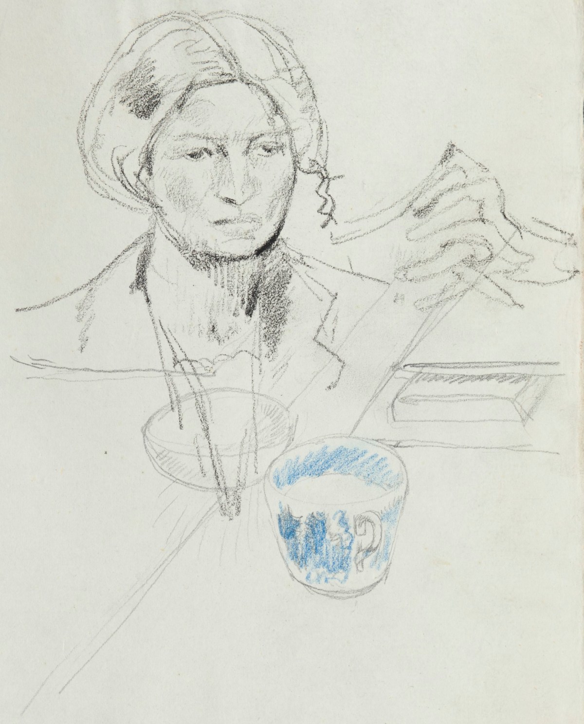 Study of Dorothy Hutton and crockery | Works of Art | RA Collection ...