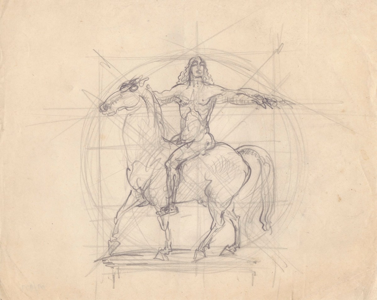 Drawing for 'Kronos' | Works of Art | RA Collection | Royal Academy of Arts