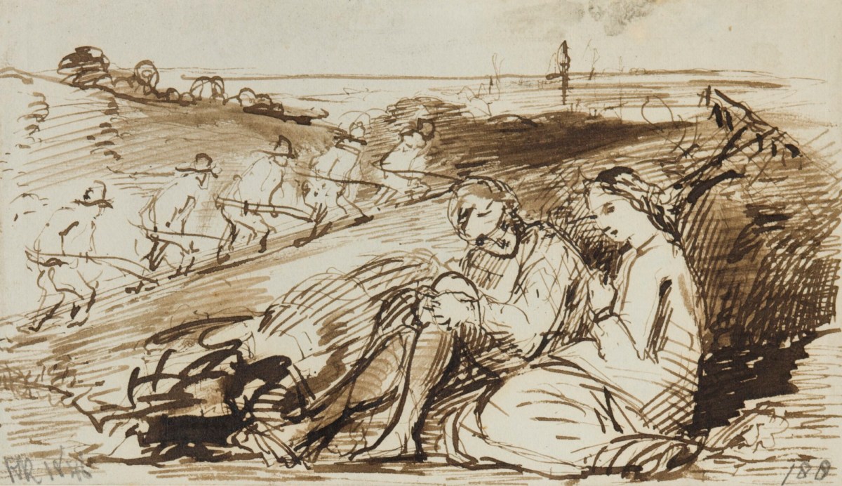 Compositional study for 'Love and Labour' | Works of Art | RA ...