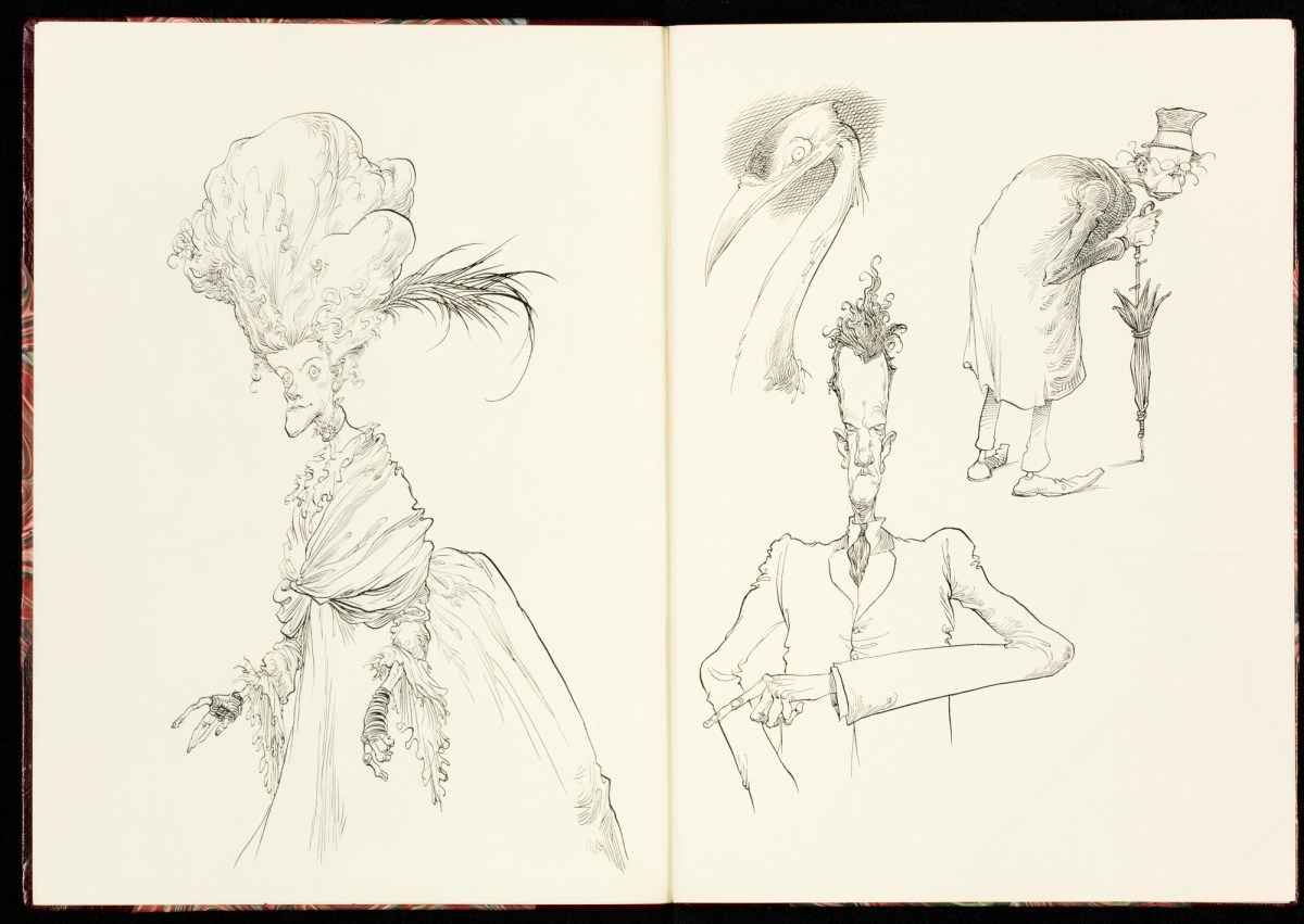 Sketchbook used by Chris Riddell | Works of Art | RA Collection | Royal ...