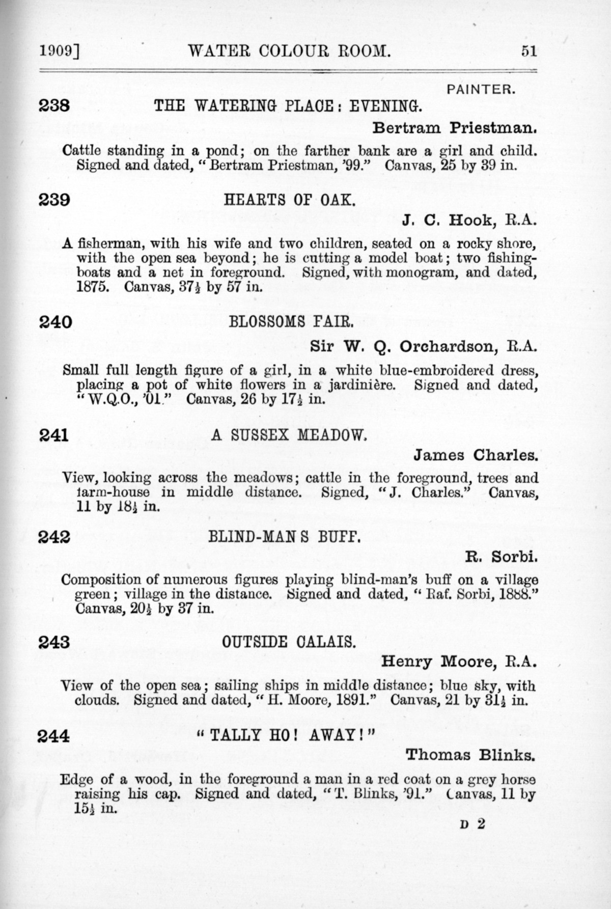 1909 - George McCulloch's collection of modern painting and sculpture ...