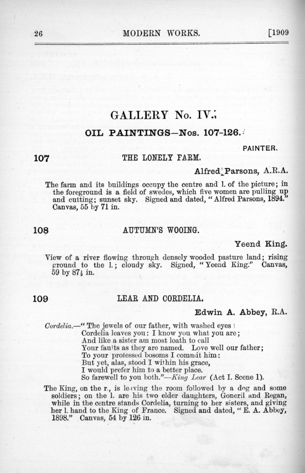 1909 - George McCulloch's collection of modern painting and sculpture ...