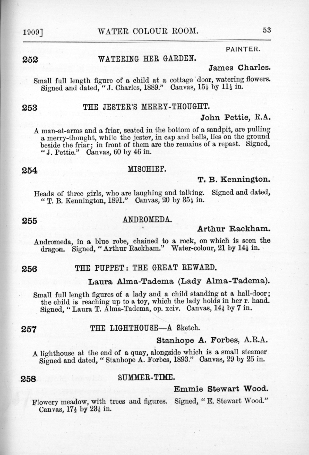 1909 - George McCulloch's collection of modern painting and sculpture ...