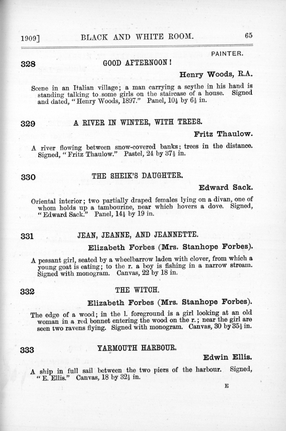 1909 - George McCulloch's collection of modern painting and sculpture ...