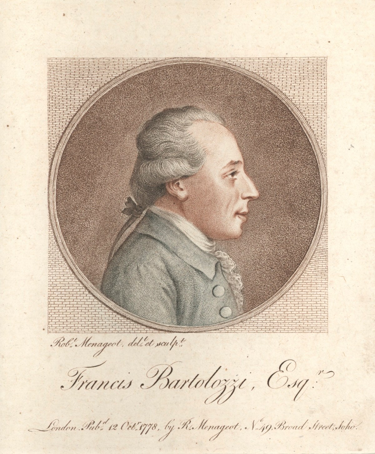 Portrait of Francesco Bartolozzi RA | Works of Art | RA Collection ...