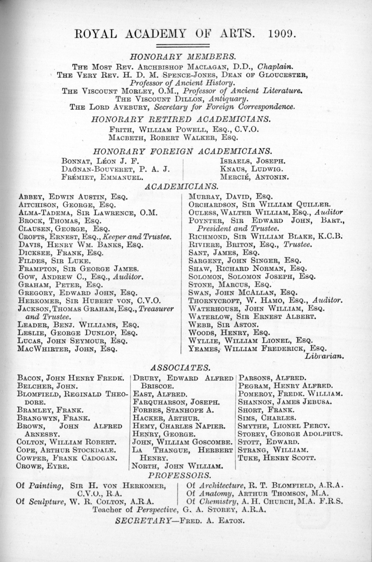 1909 - George McCulloch's collection of modern painting and sculpture ...