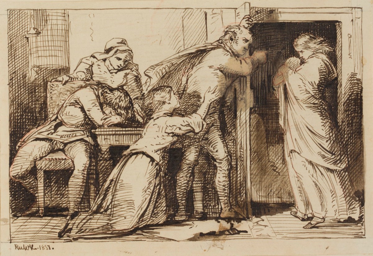 Compositional study for The Outcast | Works of Art | RA Collection ...