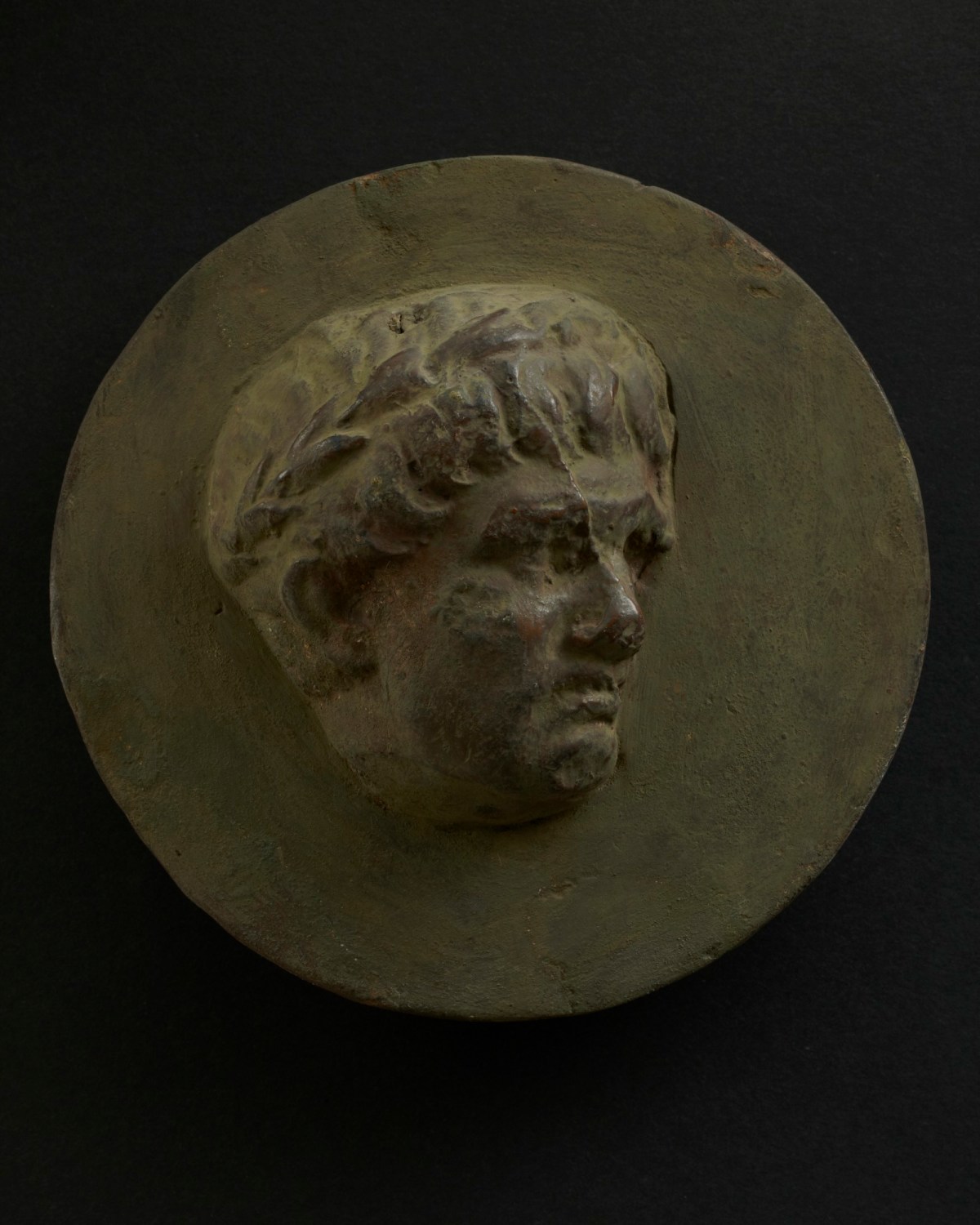 Cast of right profile of participant in sacrificial procession | Works ...